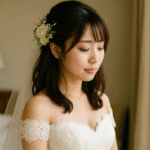 結婚式の髪型ミディアムをおろす人気お呼ばれダウンスタイルと年代別アレンジ実例10選 | Calmixia